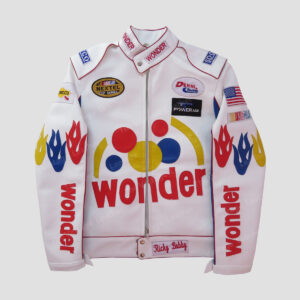 Ricky Bobby Wonder Racing Leather Jacket - The Vintage Leather